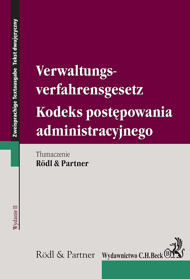 Kodeks postępowania administracyjnego. Verwaltungsverfahrensgesetz ... Kodeks postępowania administracyjnego. Verwaltungsverfahrensgesetz ...