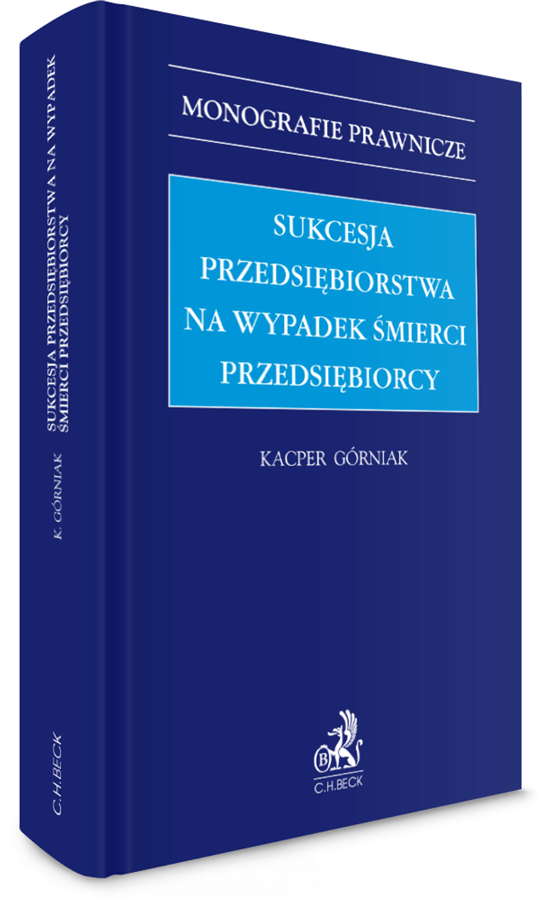 Sukcesja przedsiębiorstwa na wypadek śmierci przedsiębiorcy, 2023 ...