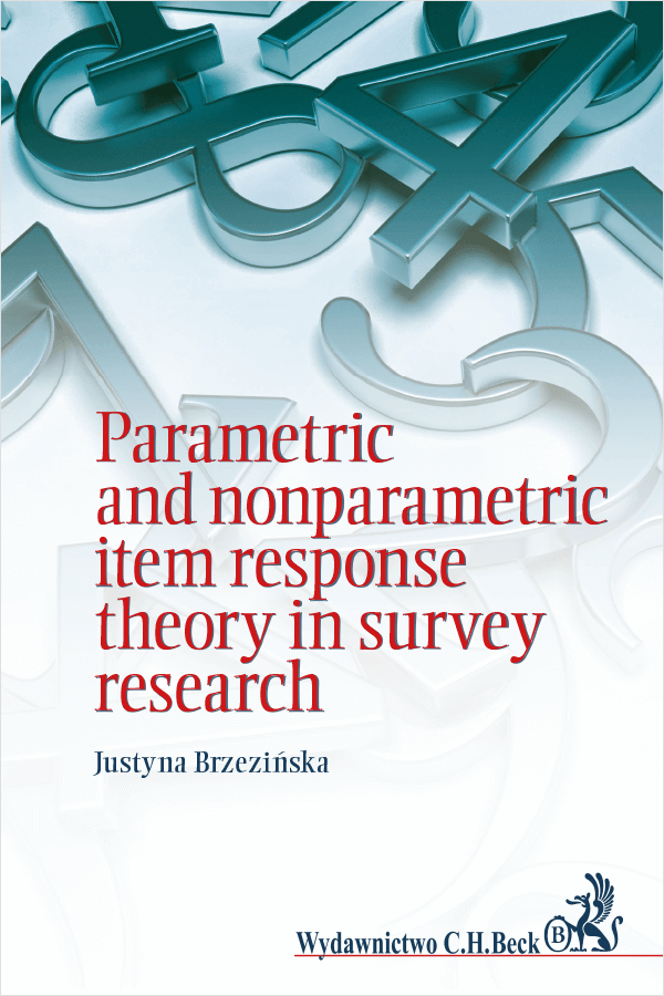 Parametric and nonparametric item response theory in survey research ... Parametric and nonparametric item response theory in survey research ...