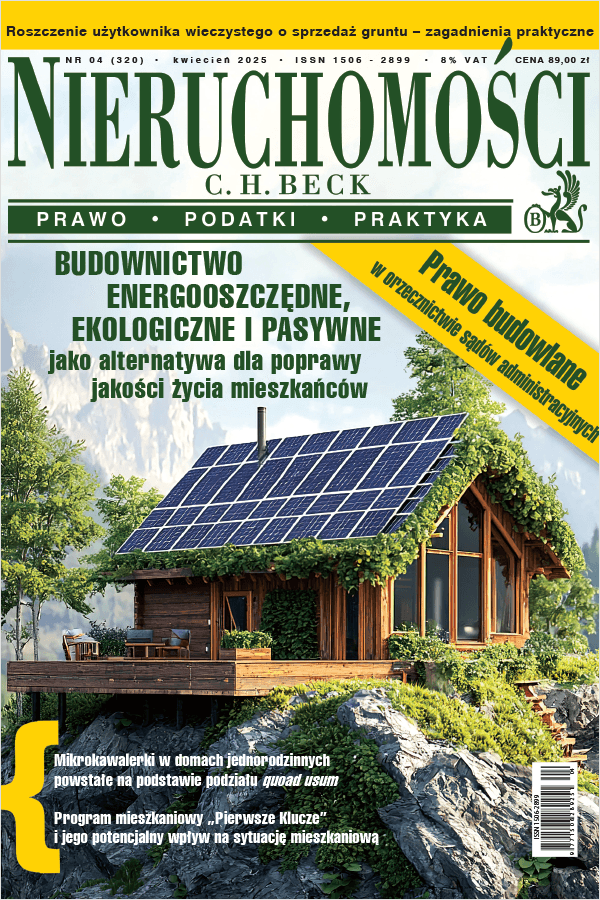 Nieruchomości C.H.Beck Nr 4/2025 - Ksiegarnia.beck.pl